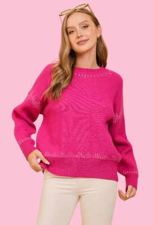 XOXO Knit Sweater – She's Smitten