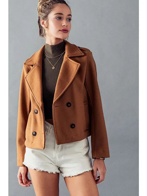 Ellie Epaulette Jacket – She's Smitten