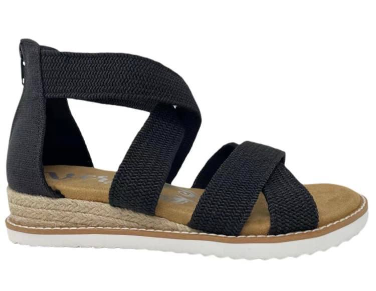 Very G Black Sadie Sandal – She's Smitten